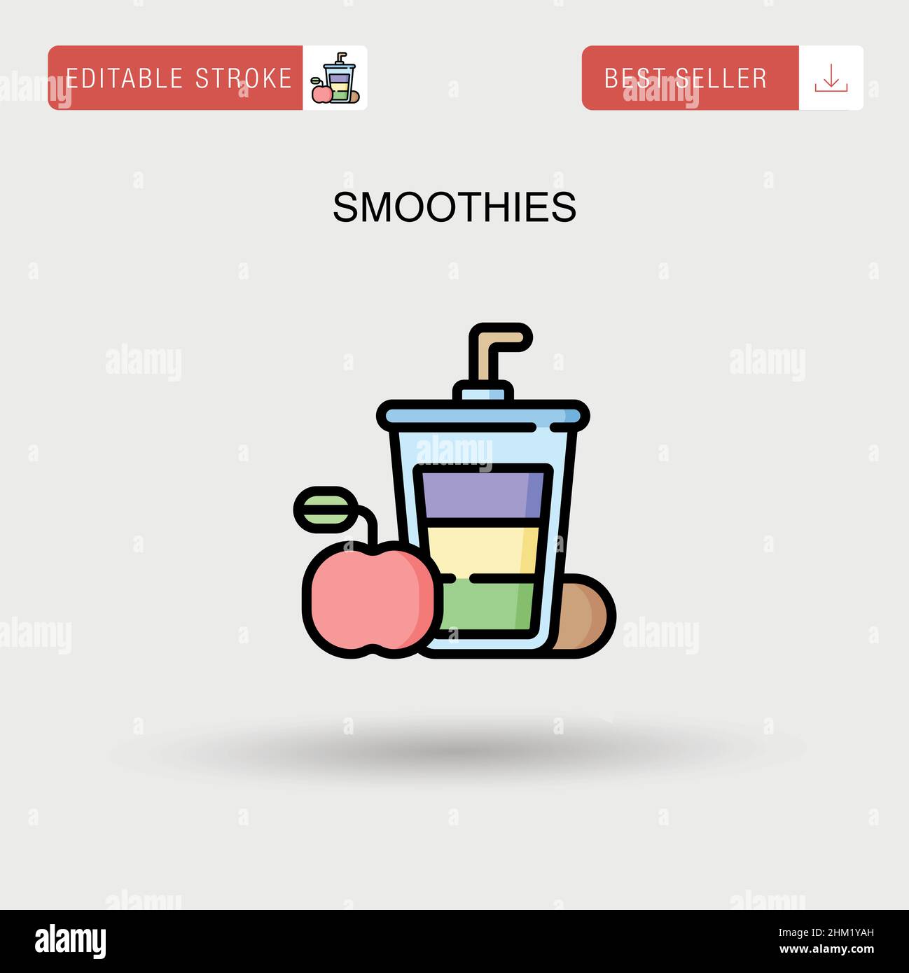 Health smoothies Stock Vector Images - Alamy