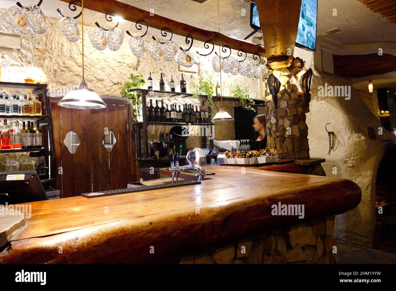 Inside Lolek restaurant grill and bar, Pole Mokotowskie, Mokotów ...