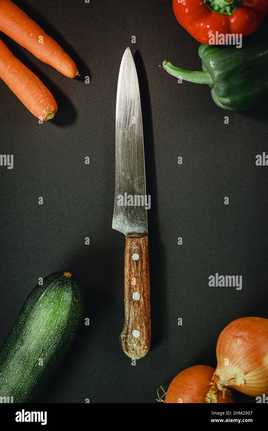 Long knife hi-res stock photography and images - Alamy