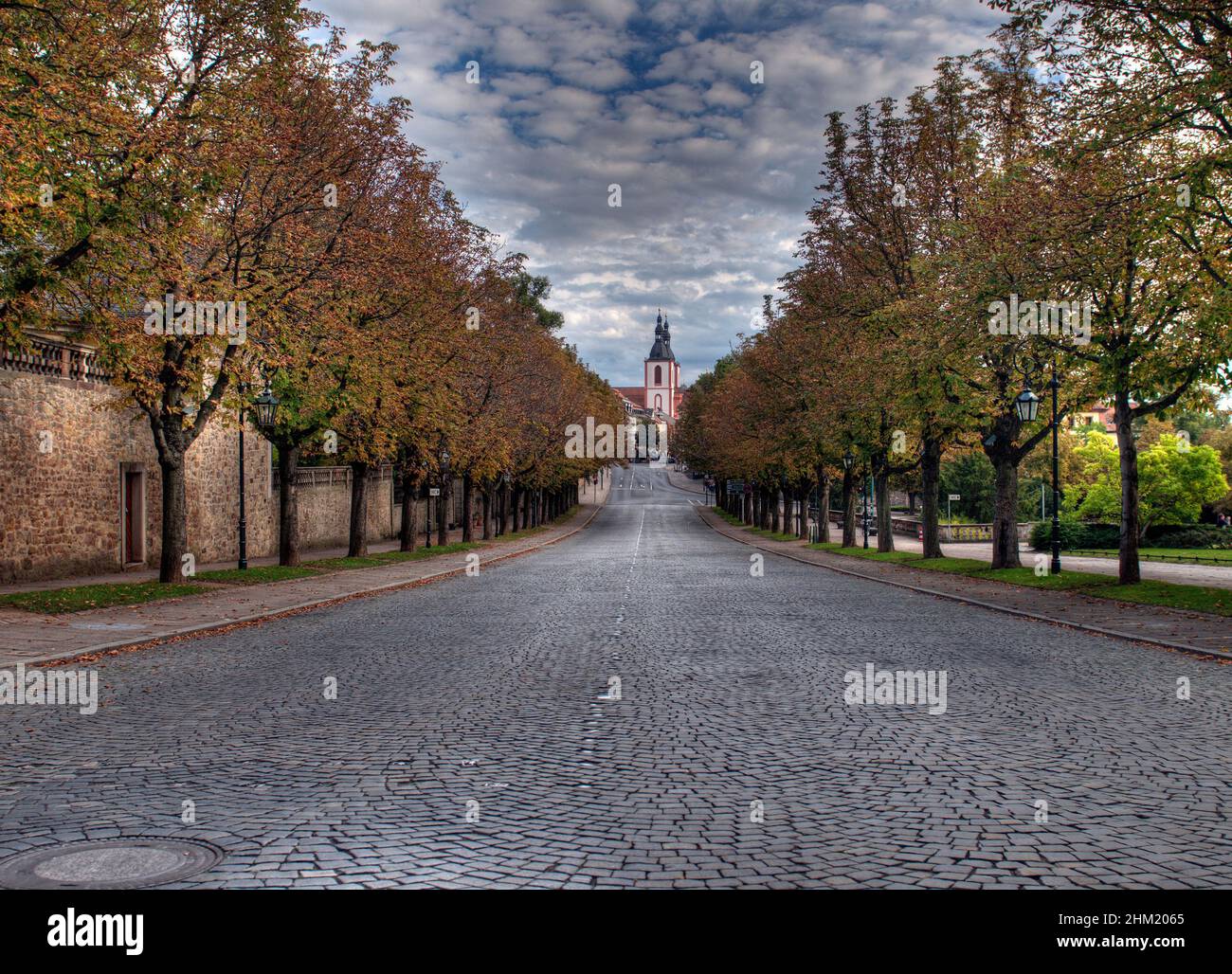 The Long Beautiful Alley Paulus Promenade With Viewing Direction To ...