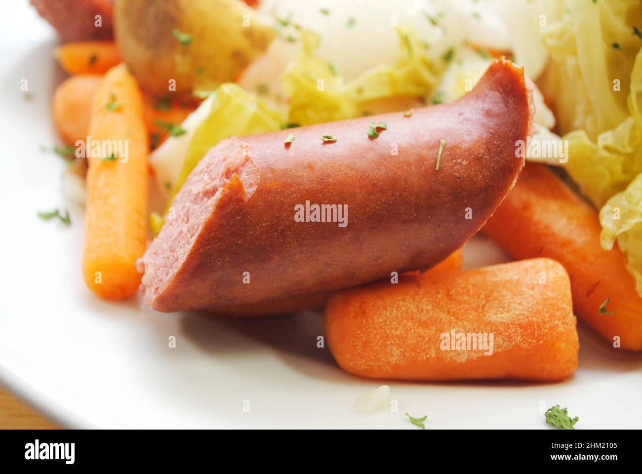 Kielbasa plate hi-res stock photography and images - Alamy