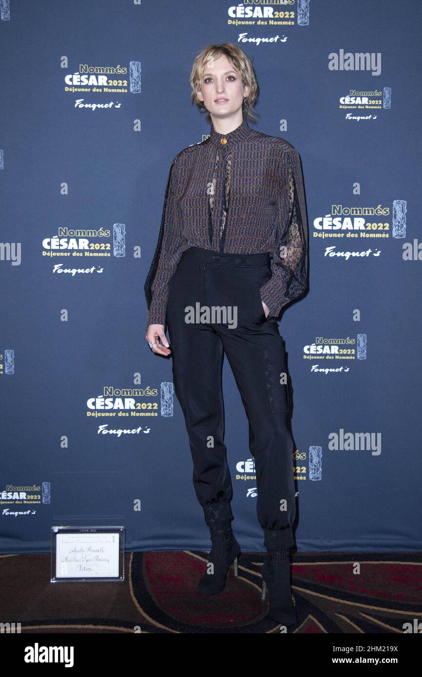 Agathe Rousselle attending the Cesar 2022 Nomines Lunch at Le Fouquet's ...