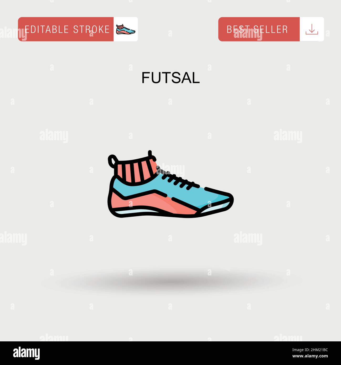 Futsal Simple vector icon Stock Vector Image & Art - Alamy