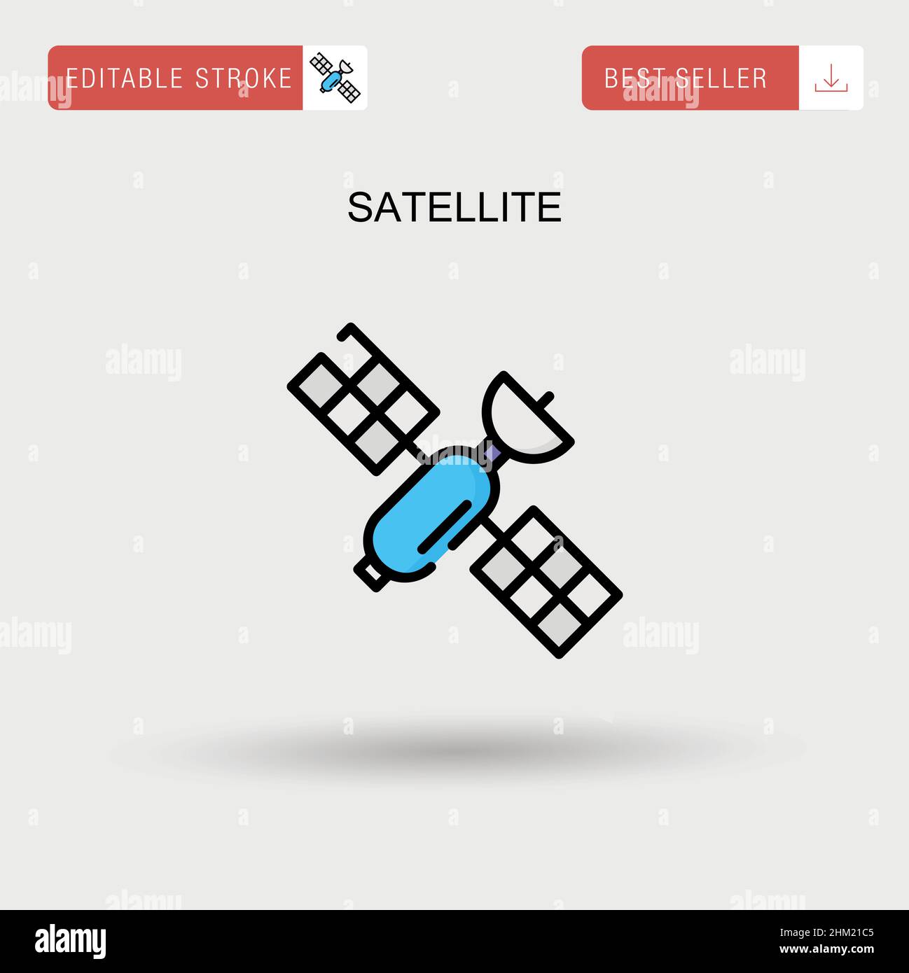 Satellite earth space station Stock Vector Images - Alamy