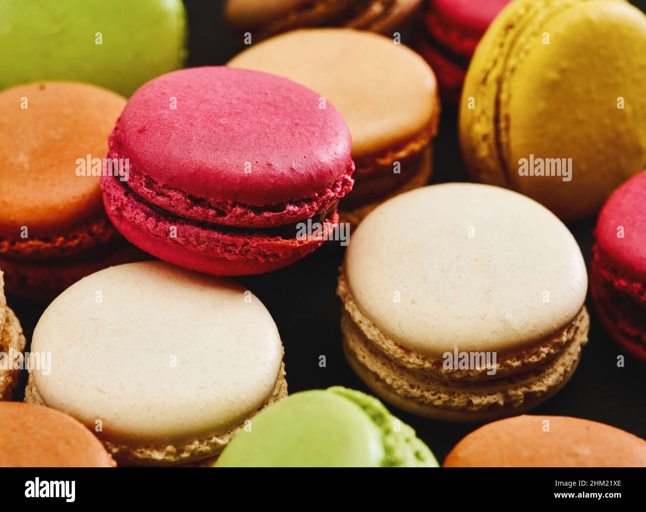 Macaroons light background hi-res stock photography and images - Alamy