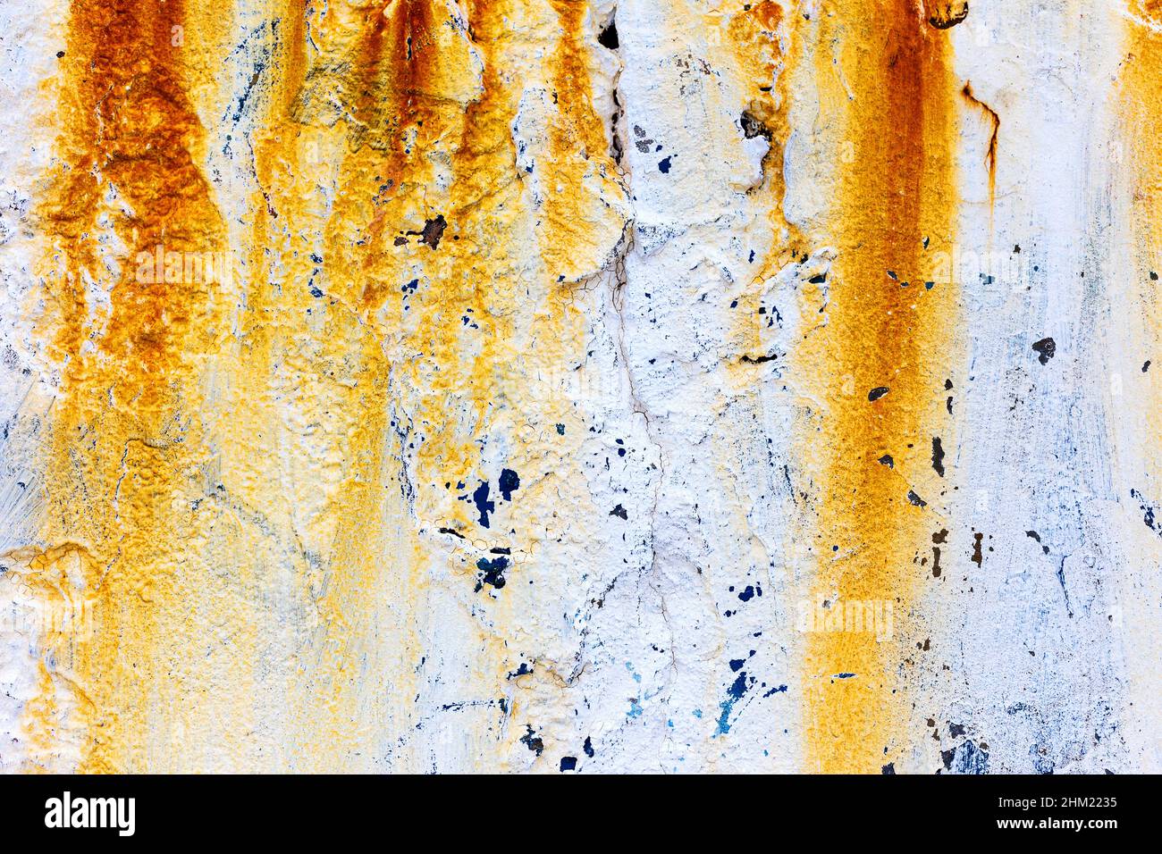 Background concrete wall, traces of weathering, worn wall damaged paint ...