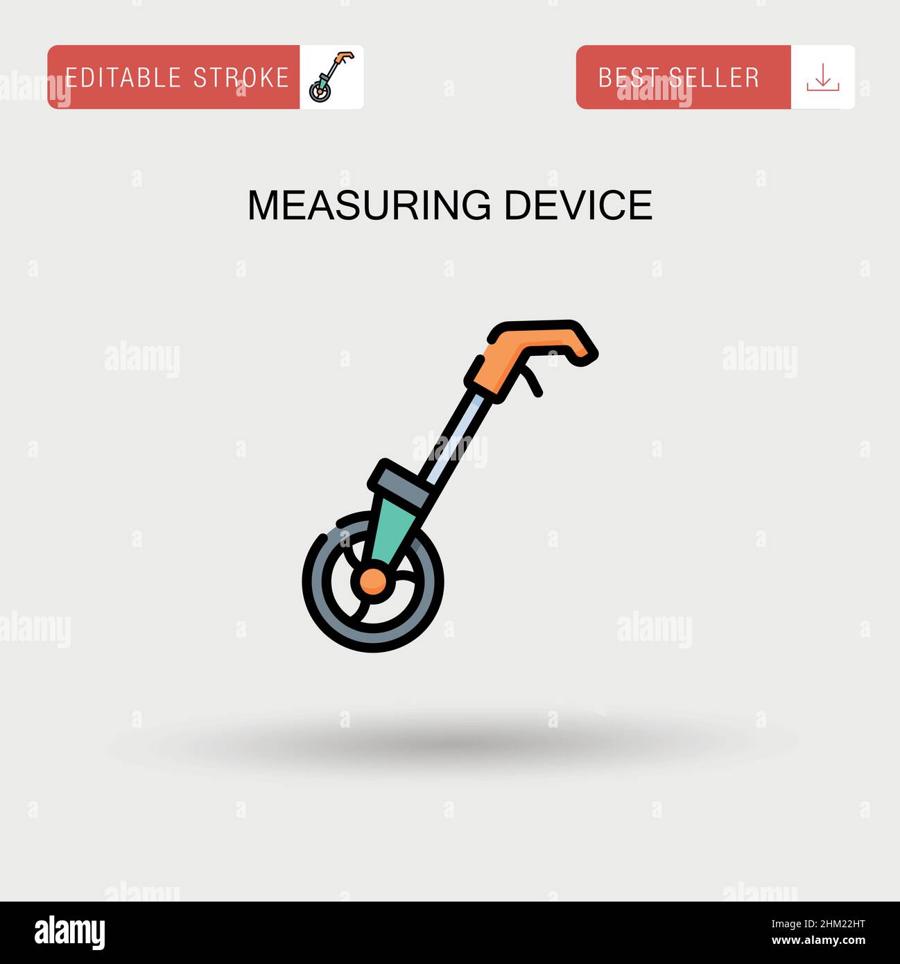 Measuring device Simple vector icon Stock Vector Image & Art - Alamy