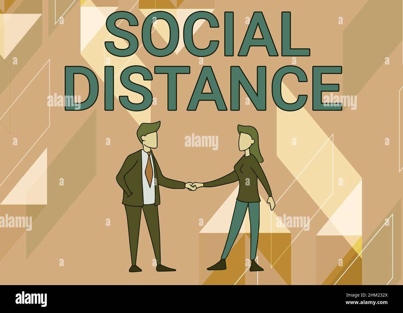 Text sign showing Social Distance. Business overview degree of ...