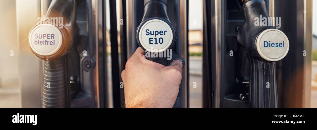 Car filling up with ethanol hi-res stock photography and images - Alamy