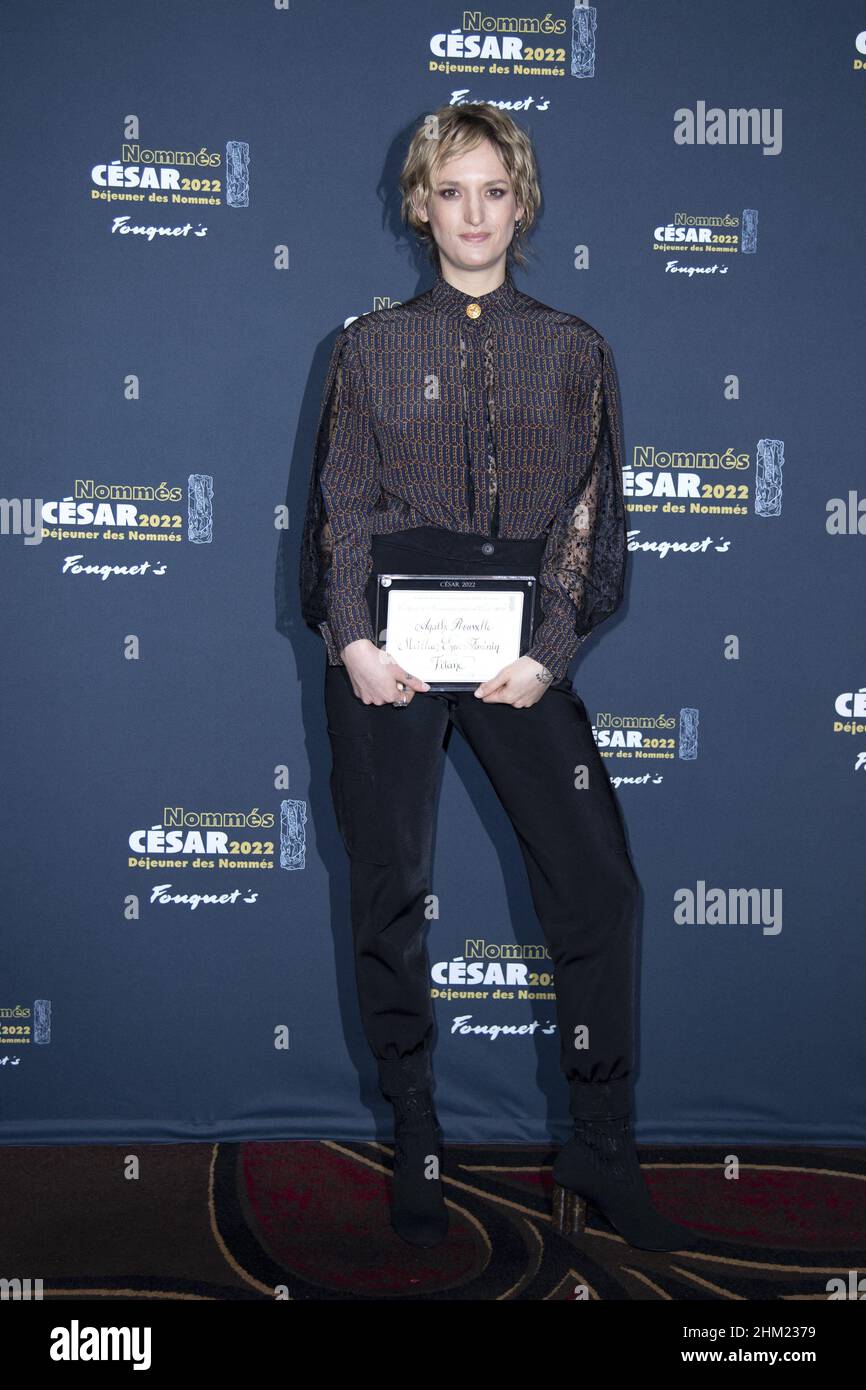 Agathe Rousselle attending the Cesar 2022 Nomines Lunch at Le Fouquet's ...