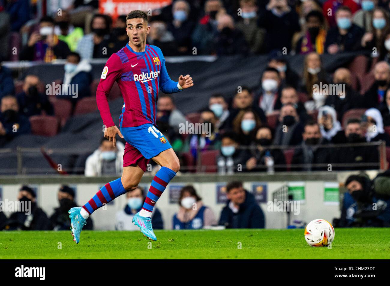 Barcelona, Spain. 6th Feb, 2022. Ferran Torres (FC Barcelona) during La ...