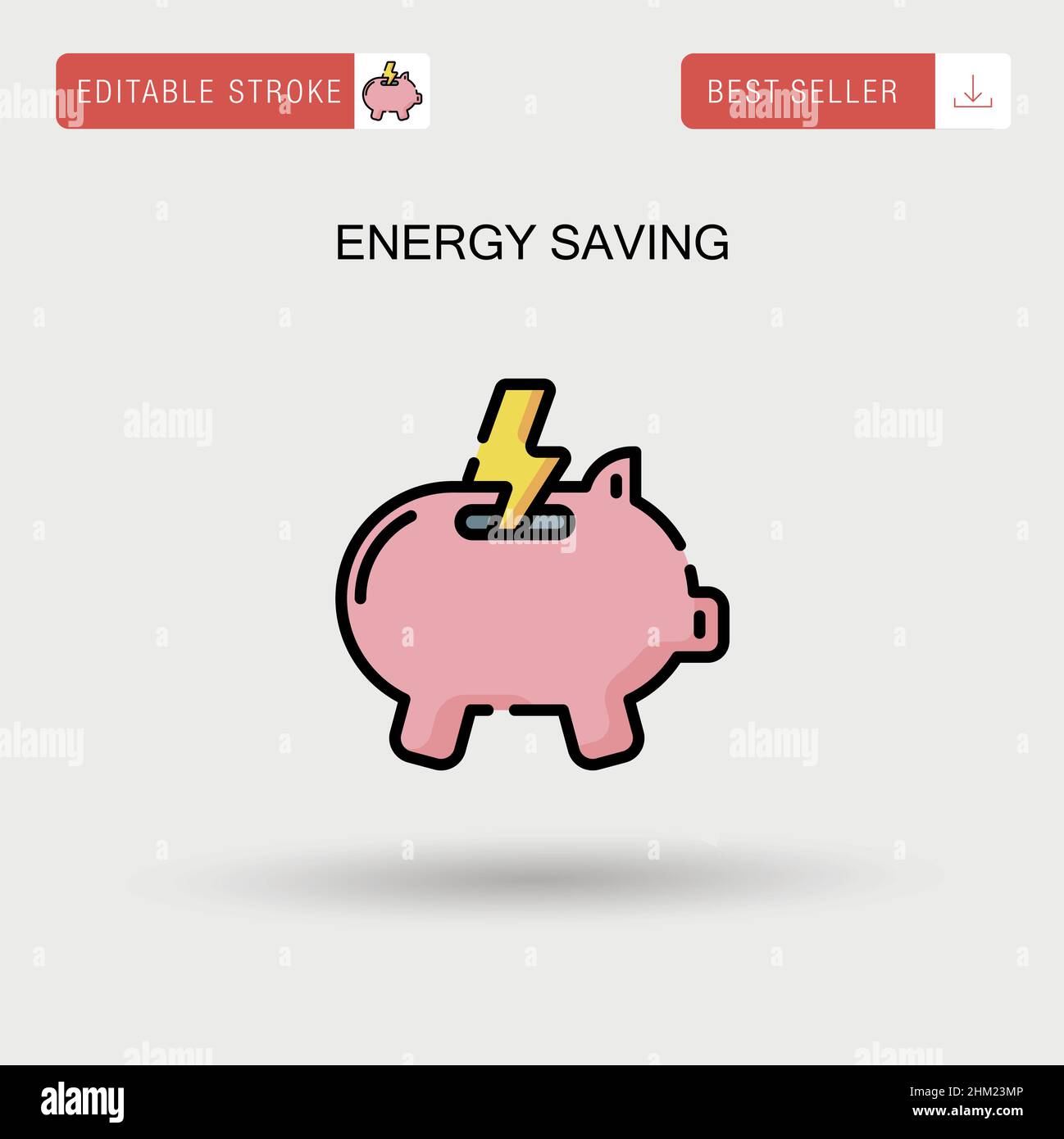 Saving power idea saving power energy Stock Vector Images - Alamy