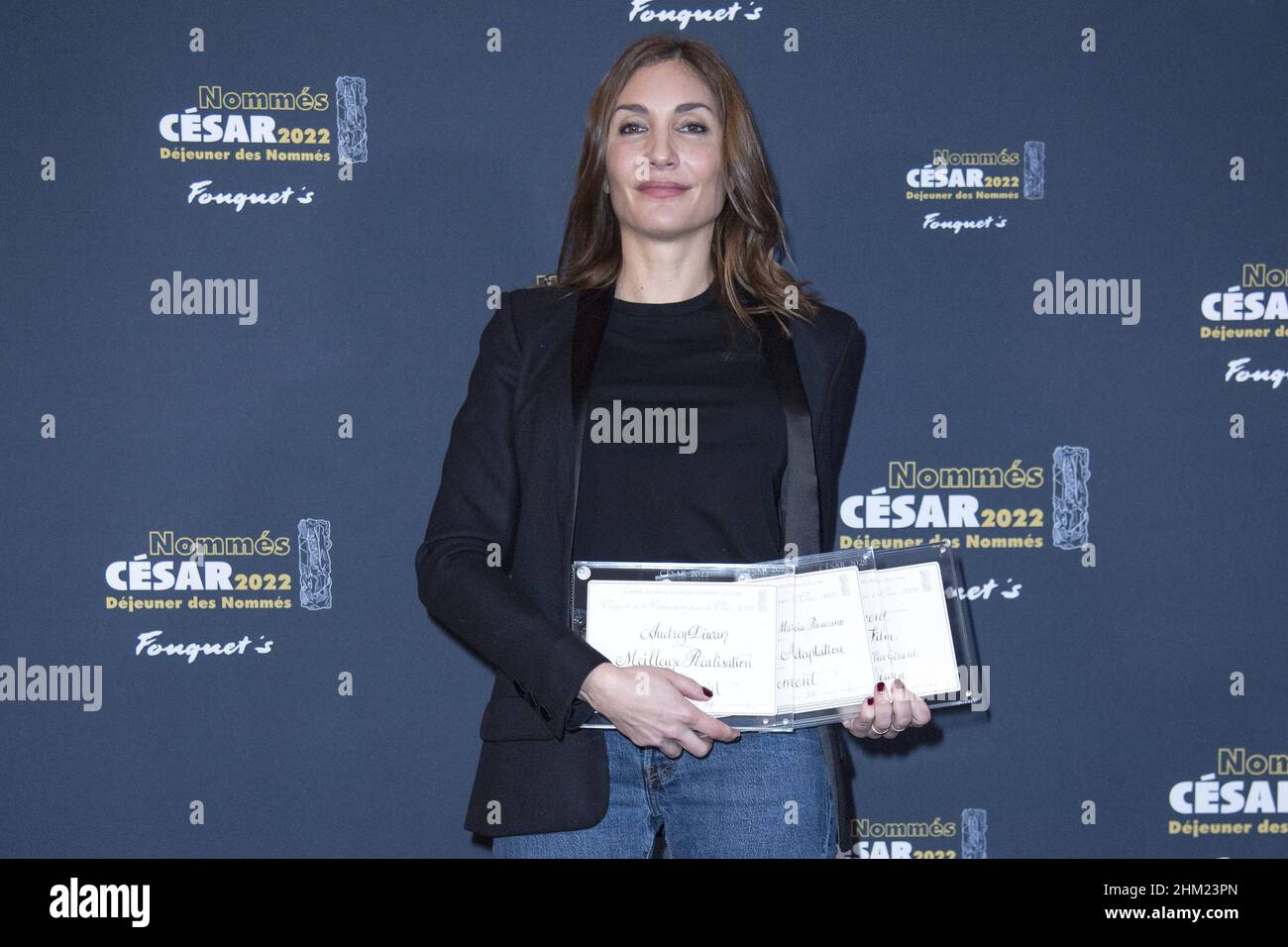 Audrey Diwan attending the Cesar 2022 Nomines Lunch at Le Fouquet's ...