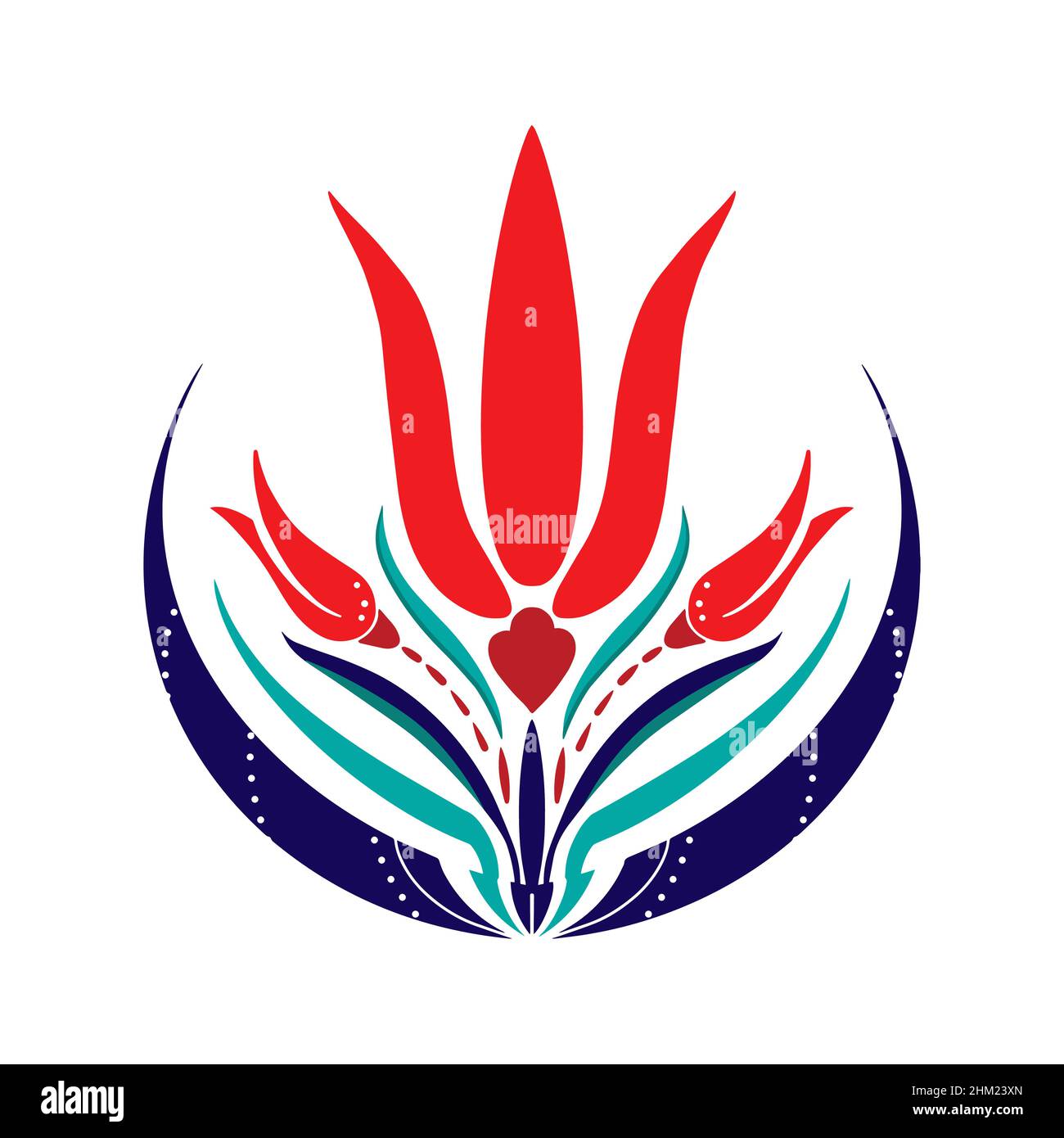 Turkish Tulip Logo Natural Yogi Flower In Turkey: Turkey's Natural