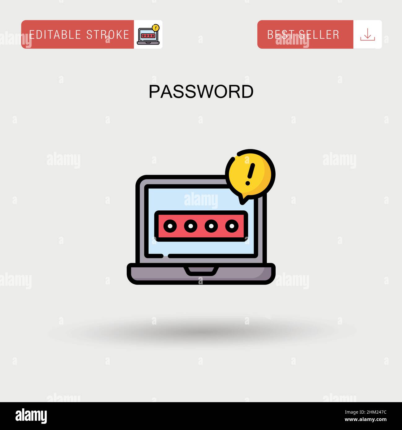 Password Simple vector icon Stock Vector Image & Art - Alamy
