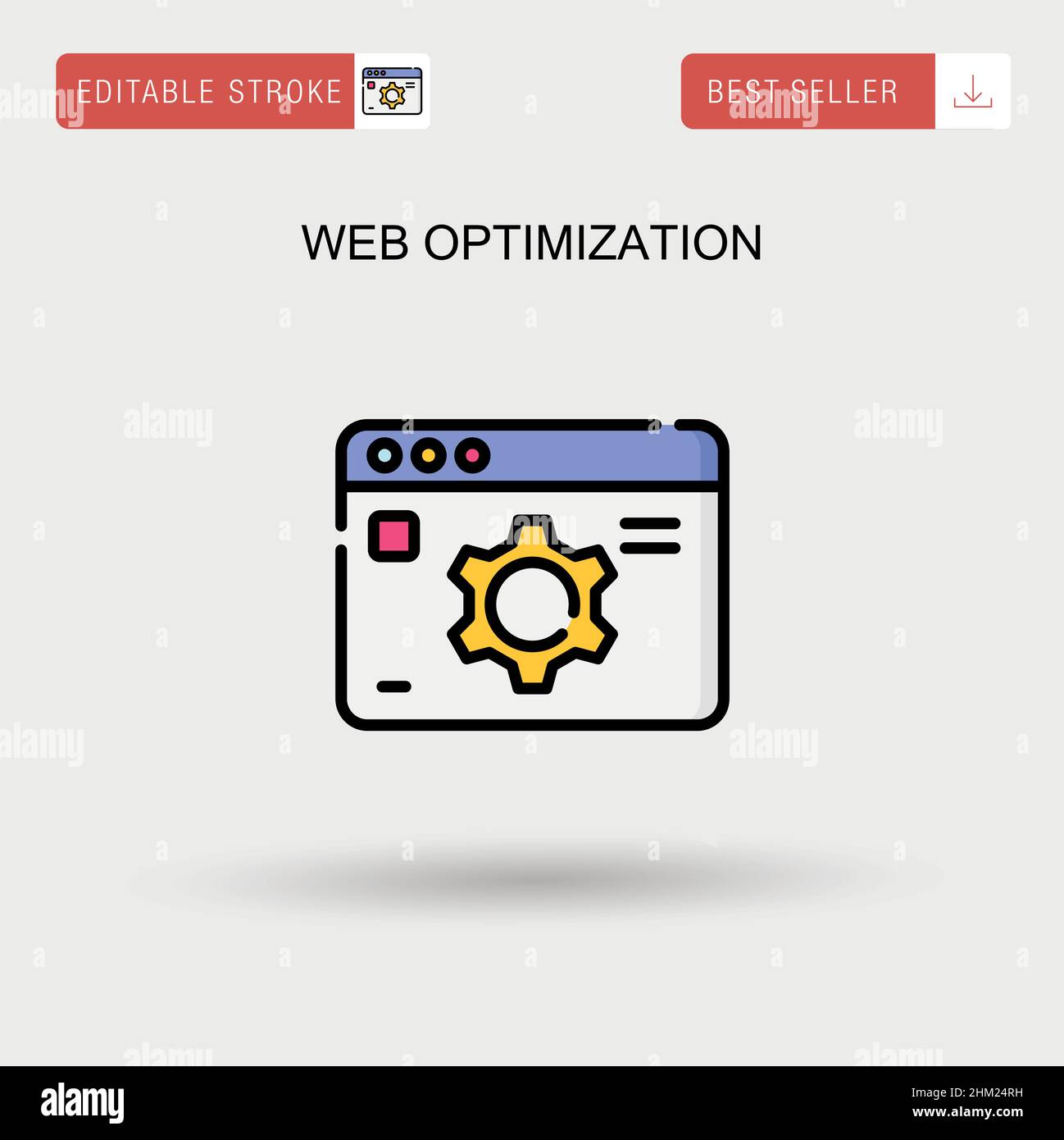 Website optimization icon Stock Vector Images - Alamy