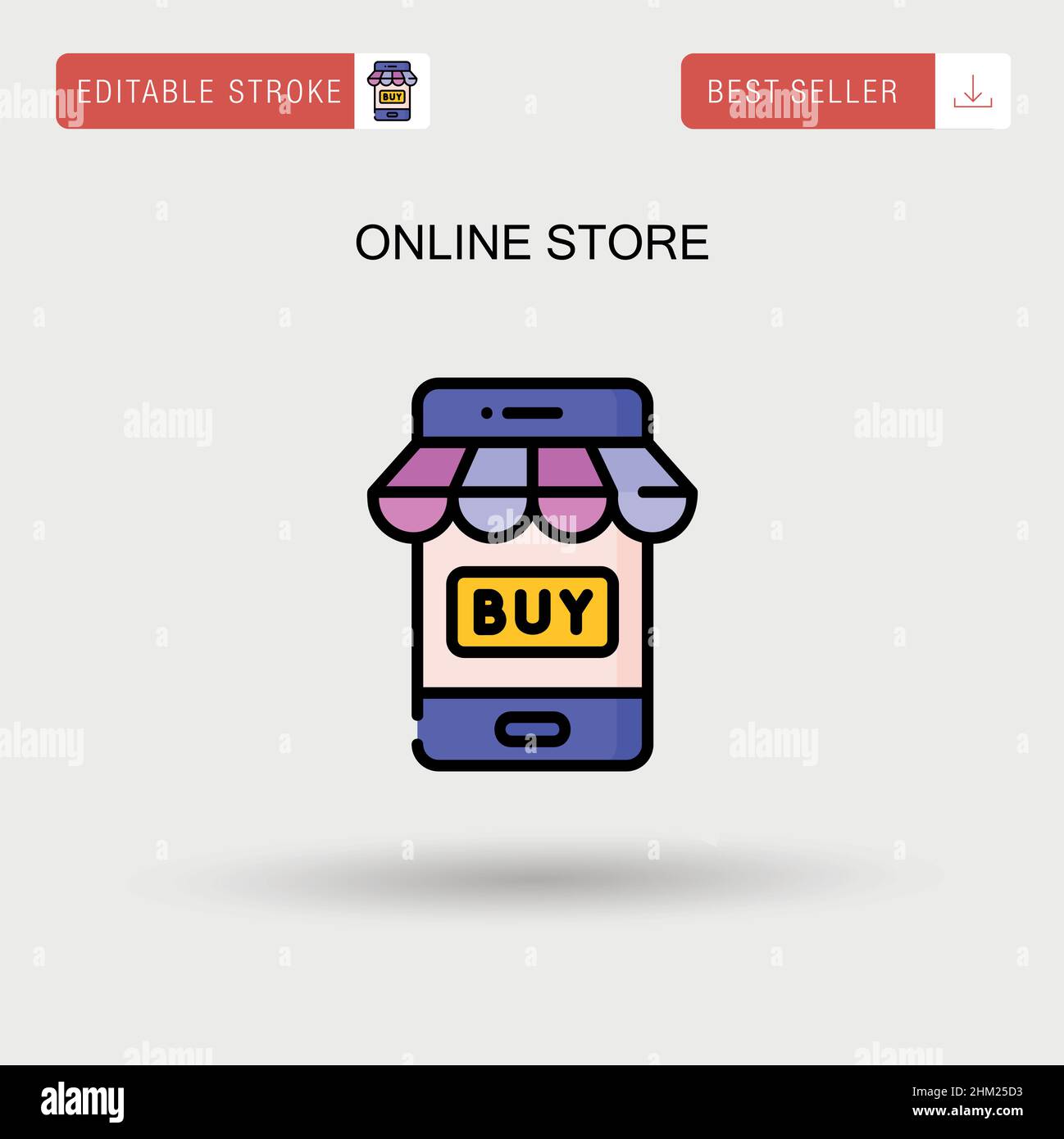 Online web store Stock Vector Images - Alamy