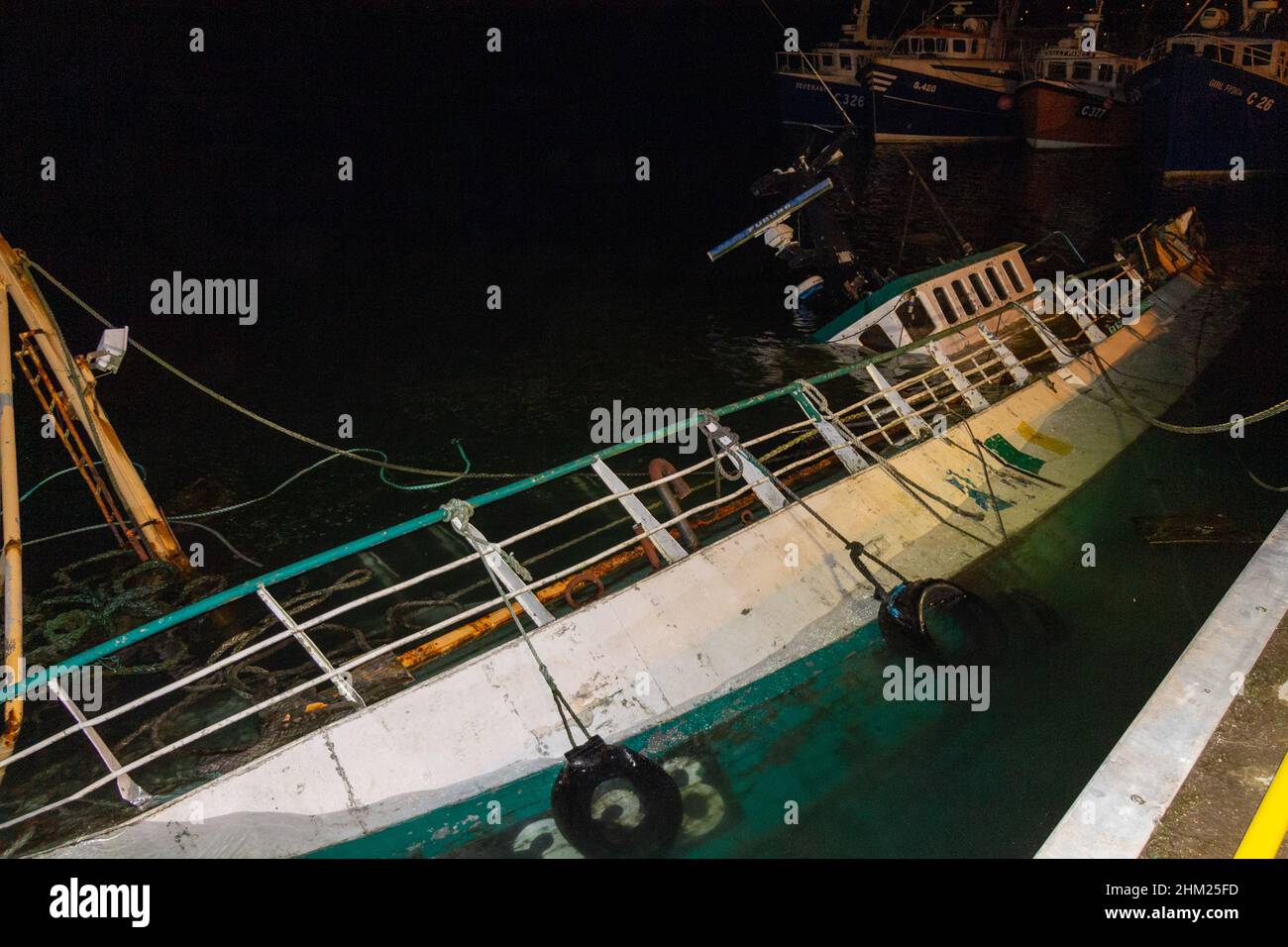 Submerged trawler hi-res stock photography and images - Alamy