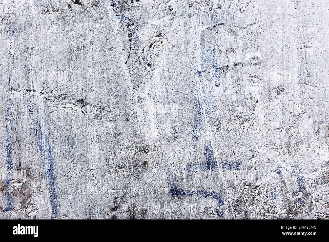 Background concrete wall, traces of weathering, worn wall damaged paint ...