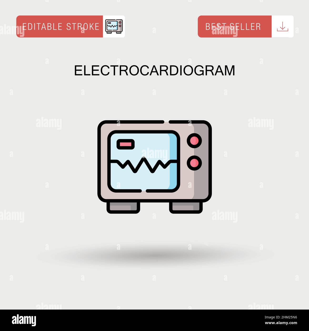Ecg electrocardiogram Stock Vector Images - Alamy