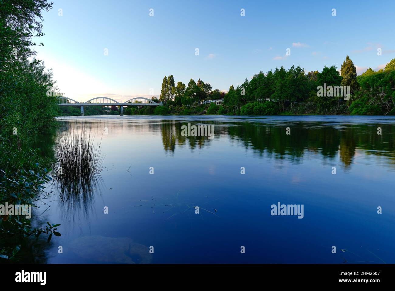 Fairfield Bridge in the city of Hamilton, Waikato, New Zealand Stock ...