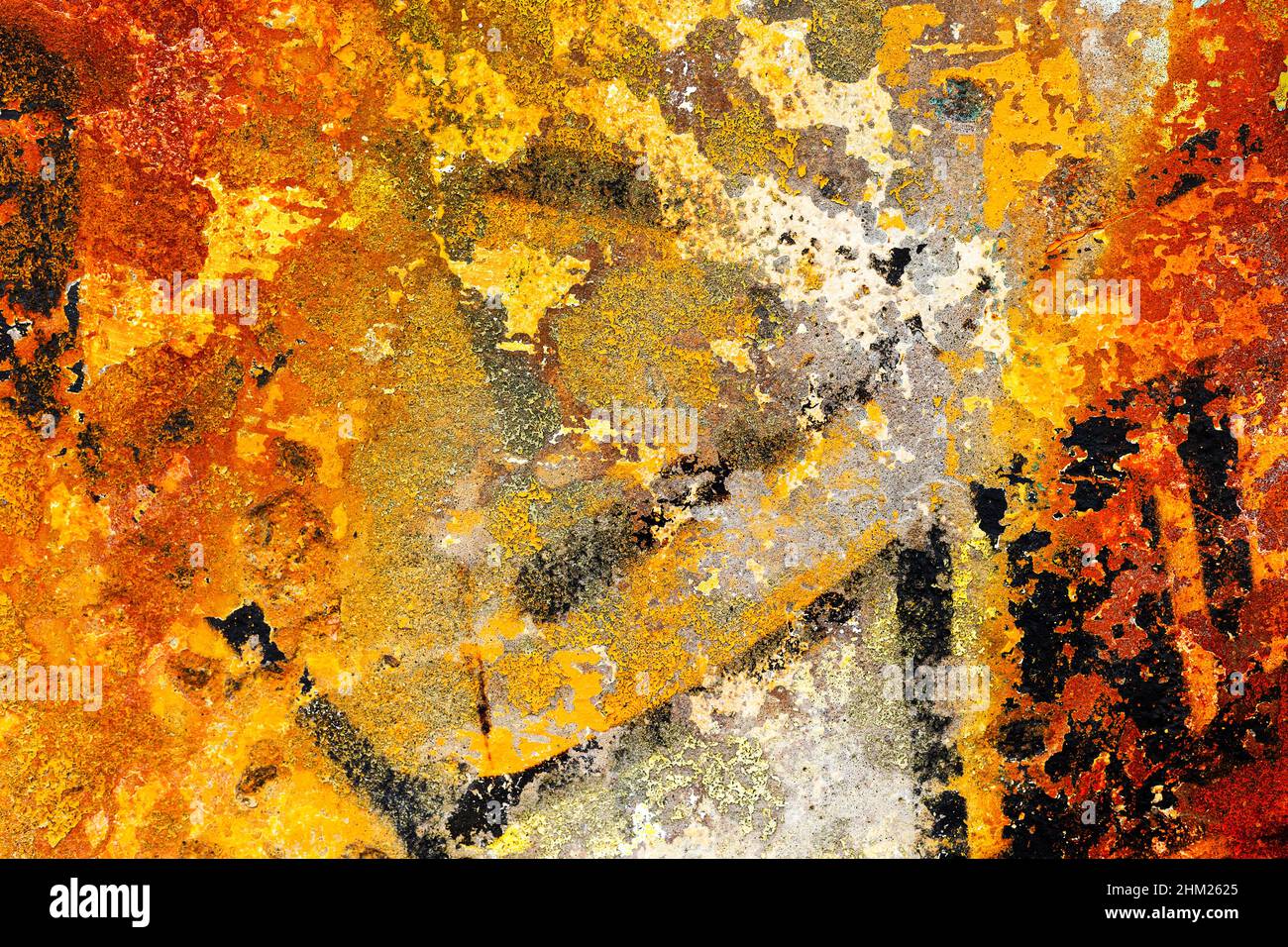 Background concrete wall, traces of weathering, worn wall damaged paint ...