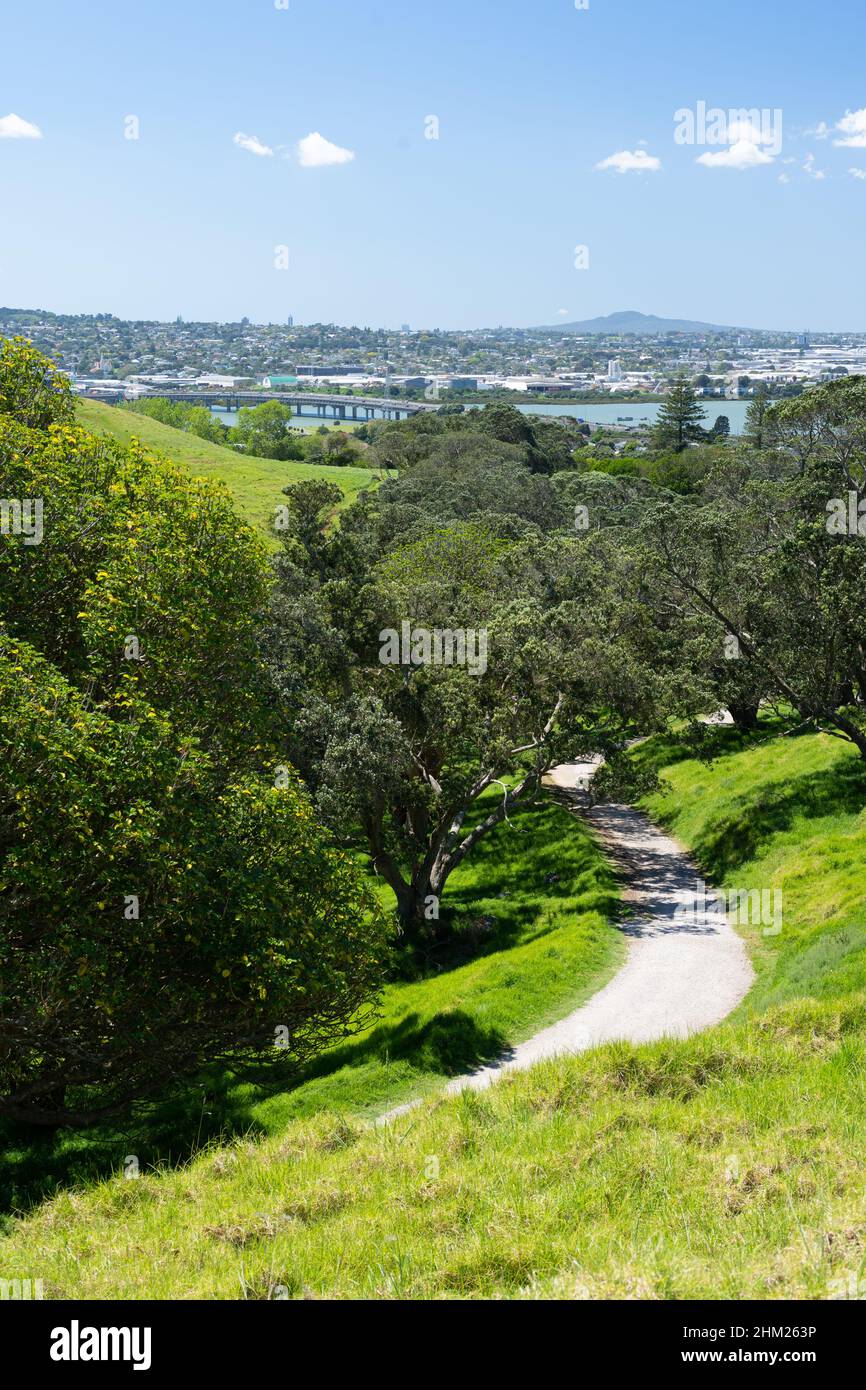 Mangere Domain in the South Auckland suburb of Mangere Bridge, New ...