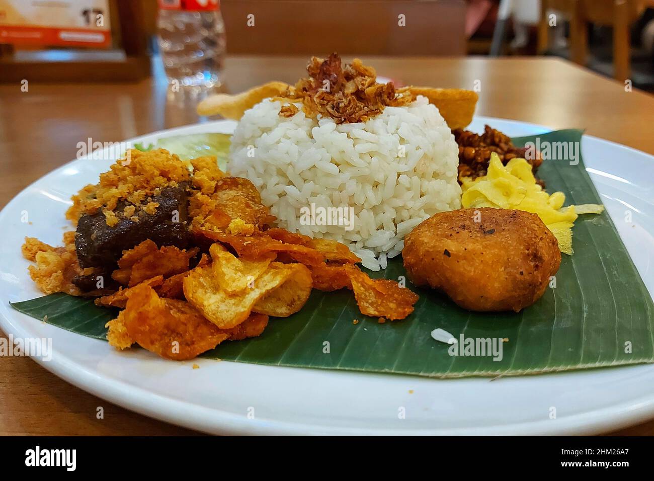 Nasi Ulam, Ulam Rice, Traditional Food of Indonesia Stock Photo - Alamy