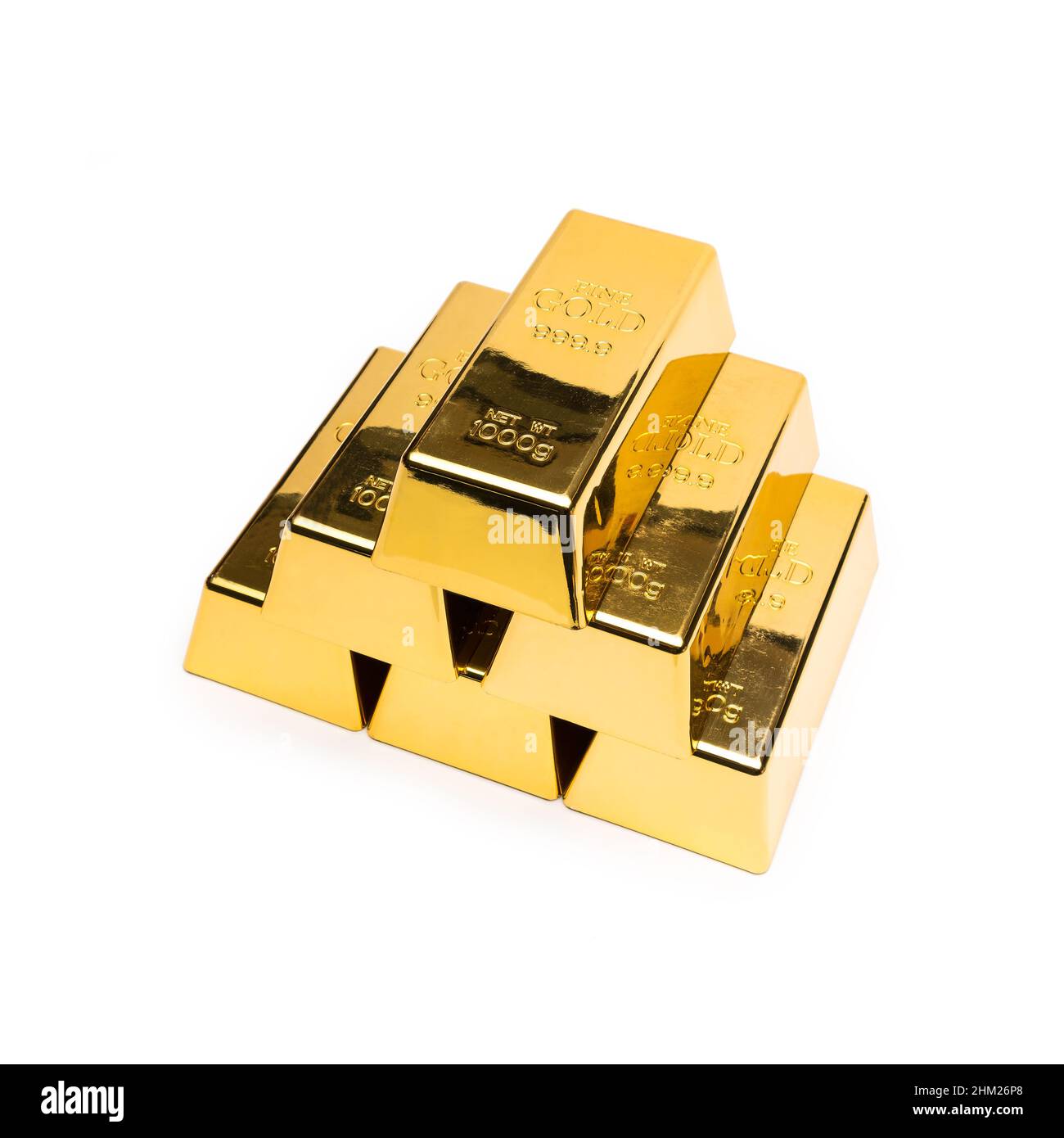Gold bars isolated hi-res stock photography and images - Alamy