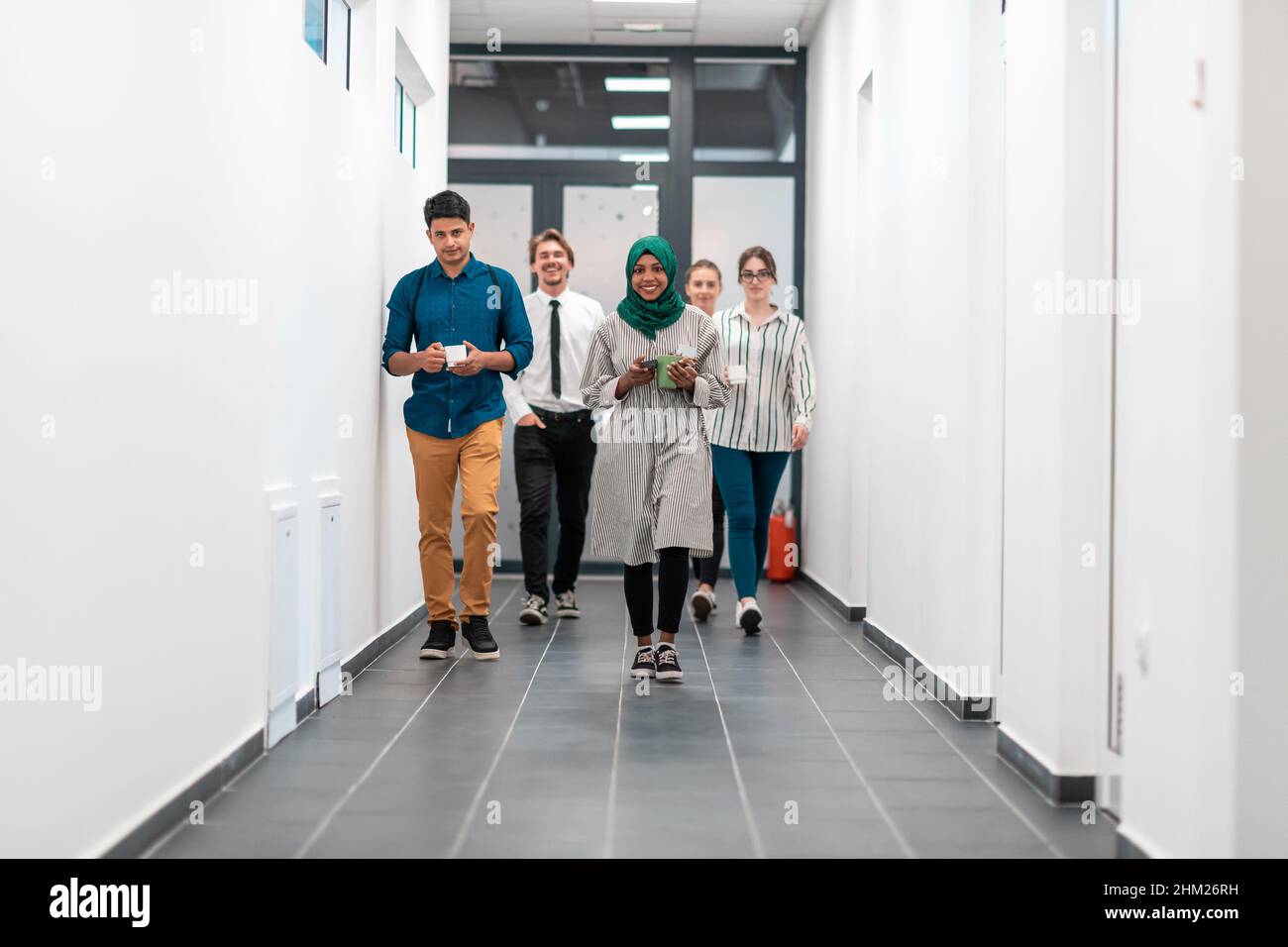 African man coming back office hi-res stock photography and images - Alamy