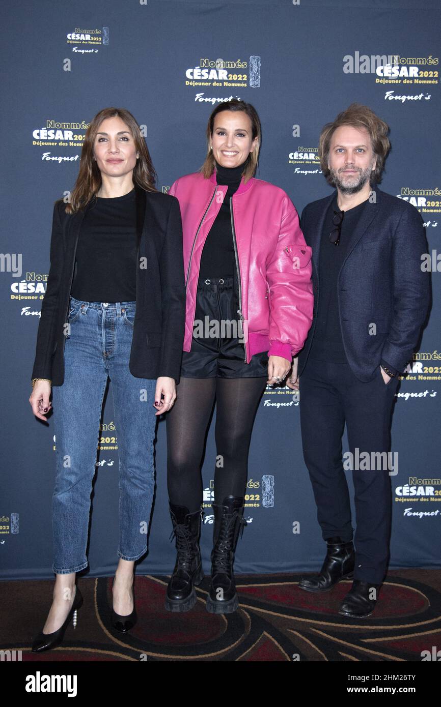 Audrey Diwan, Julia Ducournau and Florian Zeller attending the Cesar ...