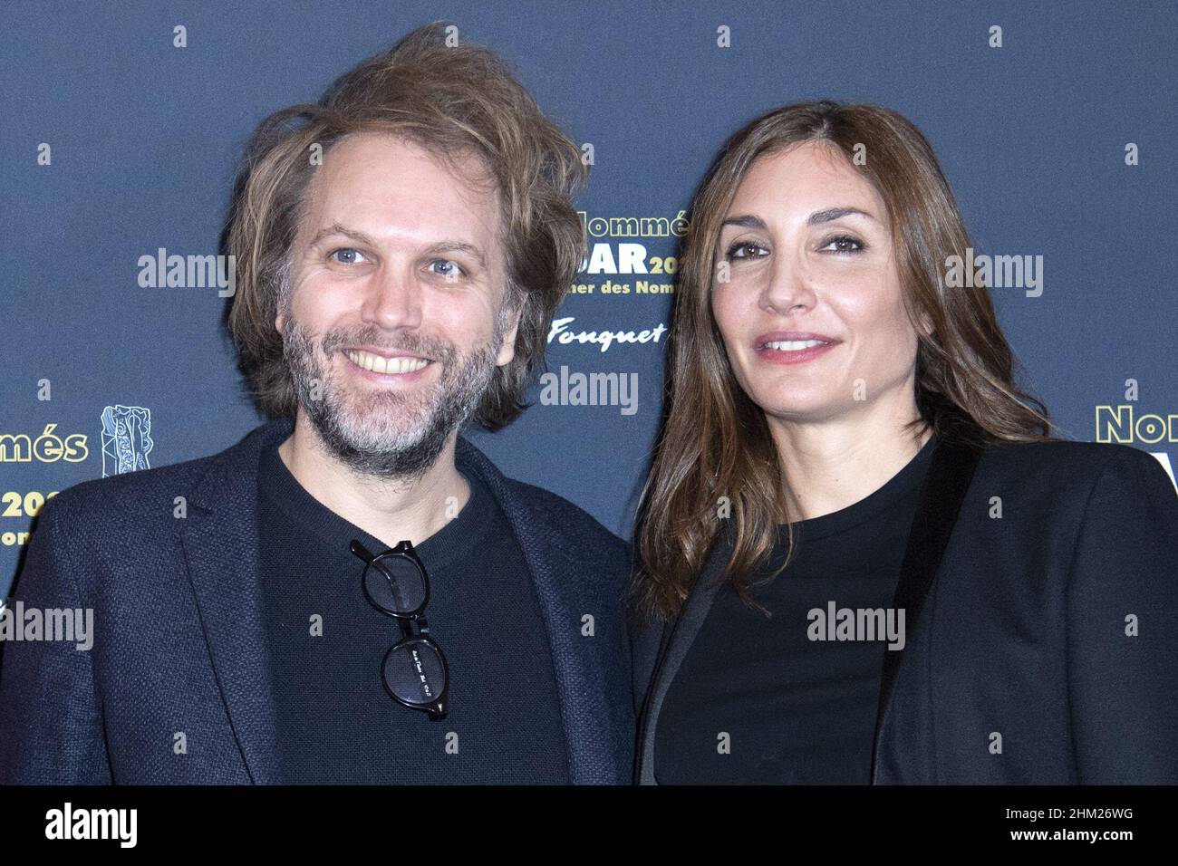 Florian Zeller and Audrey Diwan attending the Cesar 2022 Nomines Lunch ...