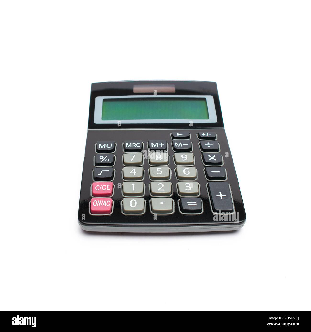 Calculator isolated on White Background Stock Photo - Alamy