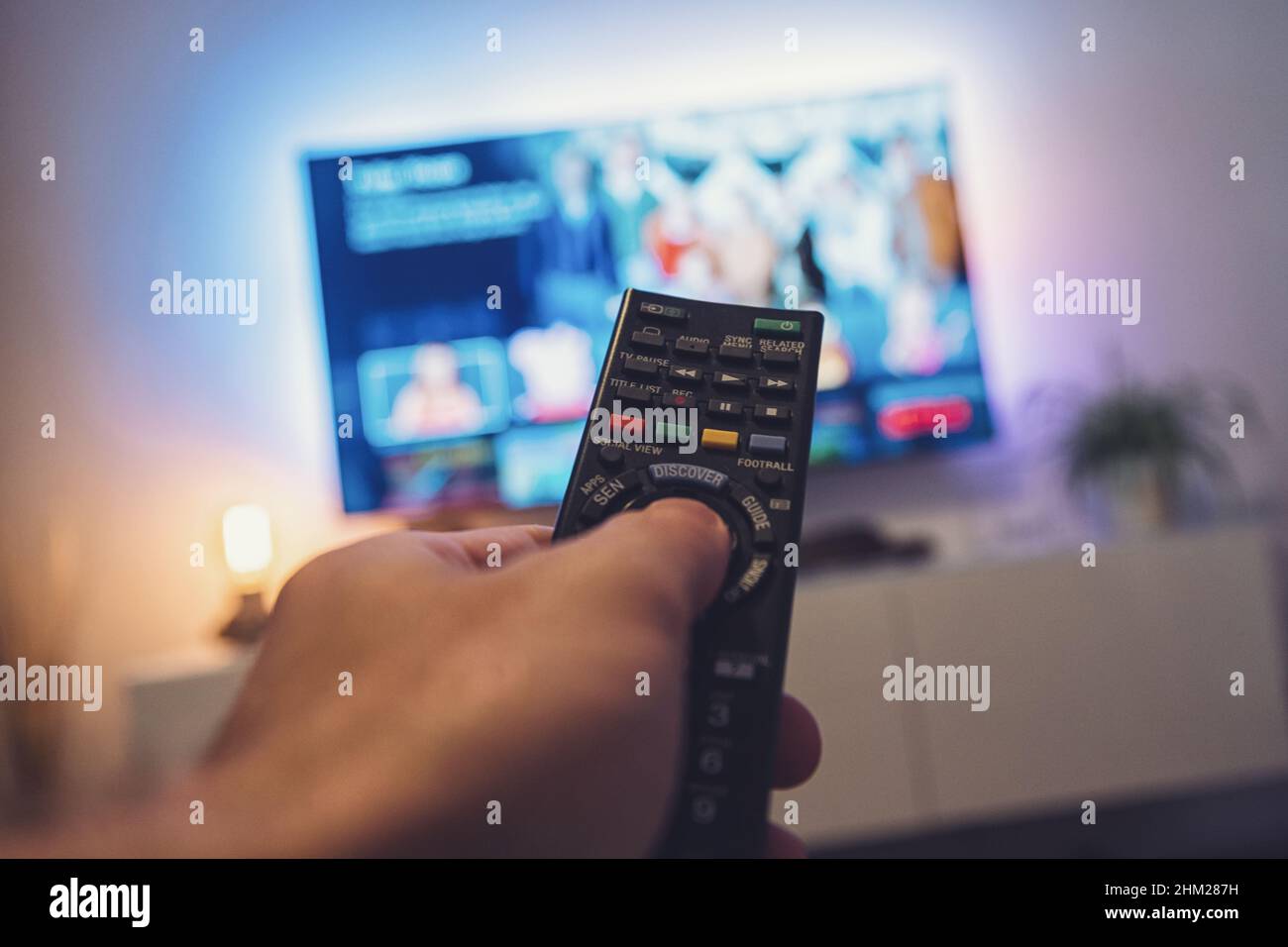 Tv remote control Stock Photo - Alamy