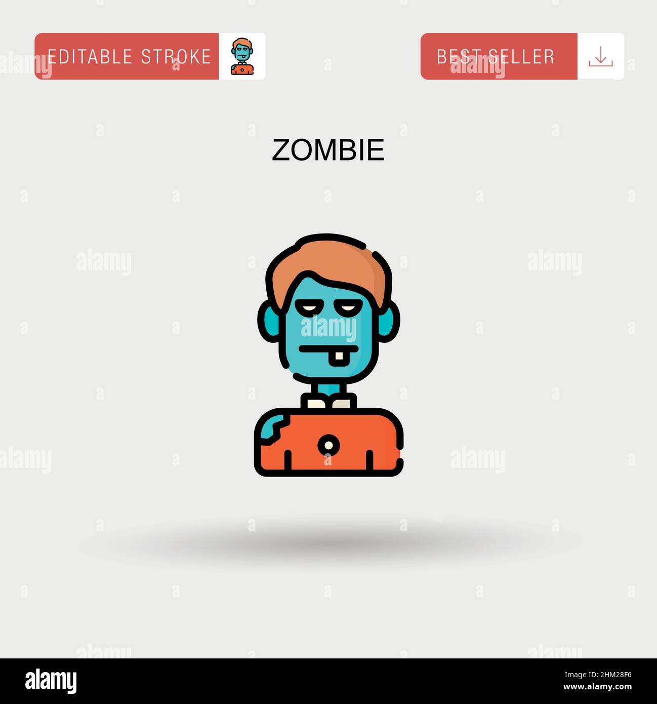 Zombie monster man Stock Vector Images - Alamy