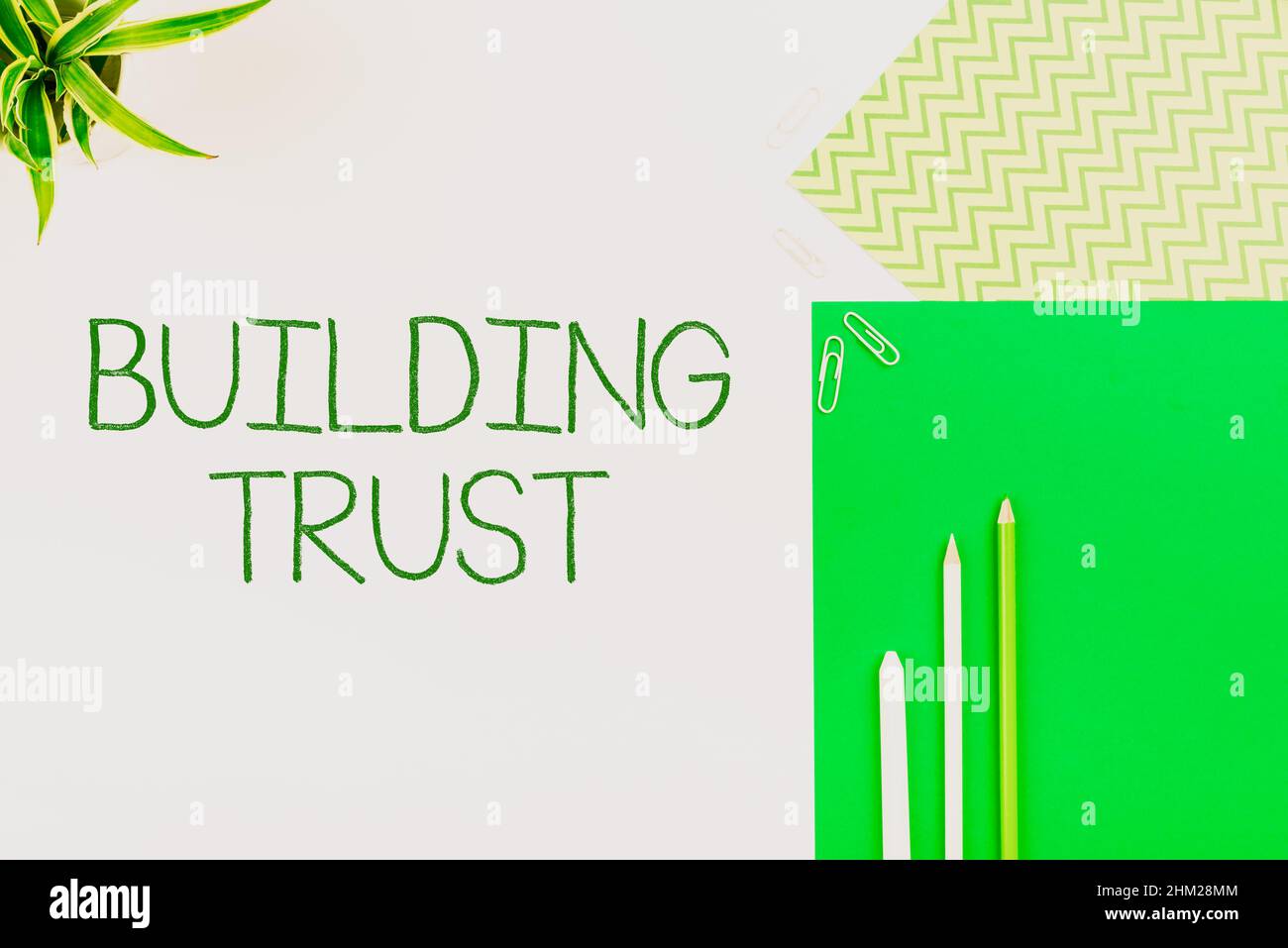 Conceptual caption Building Trust. Word for activity of emerging trust ...