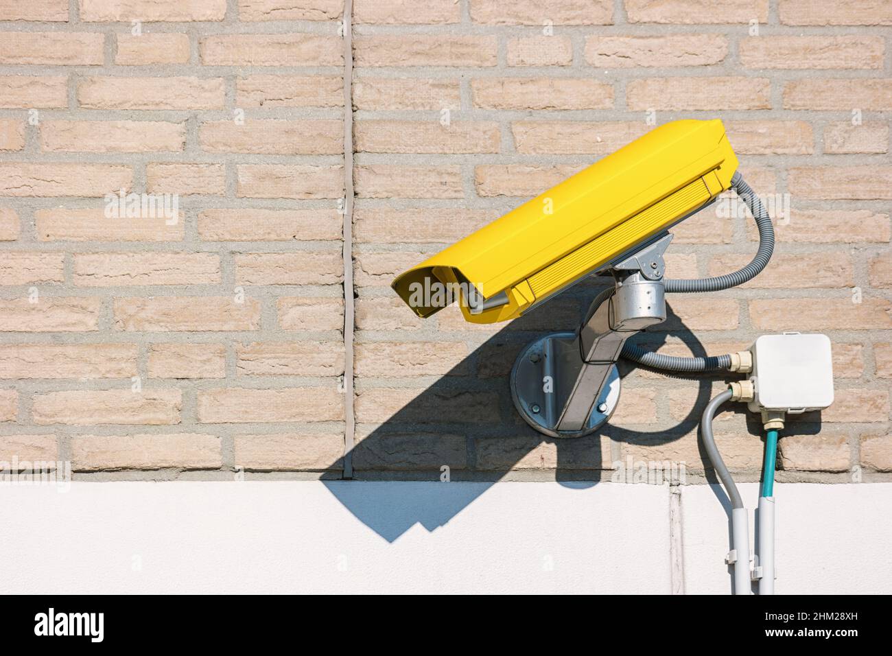 CCTV cameras are installed along the streets in a city. To check ...