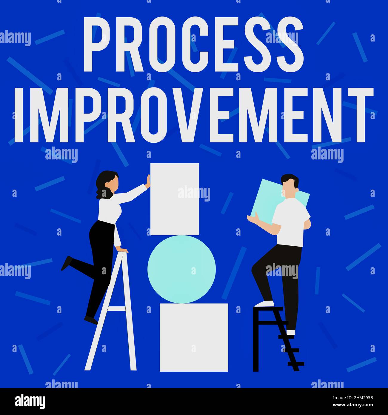 Conceptual caption Process Improvement. Word Written on Optimization ...