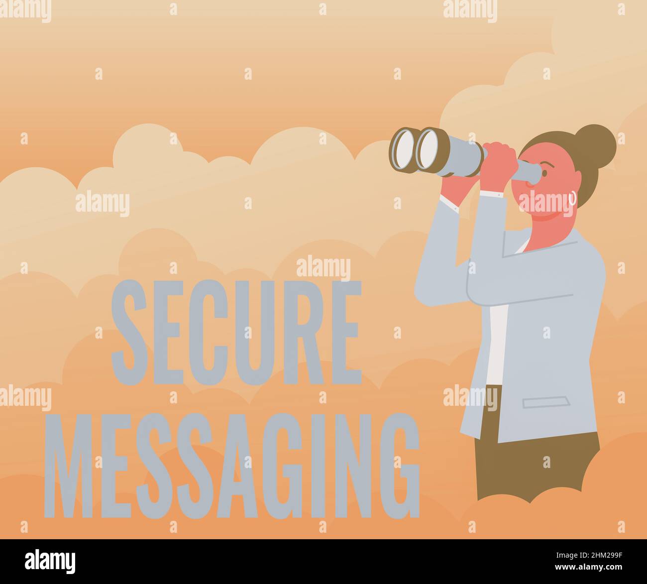 Inspiration showing sign Secure Messaging. Internet Concept protect critical data when sent ...