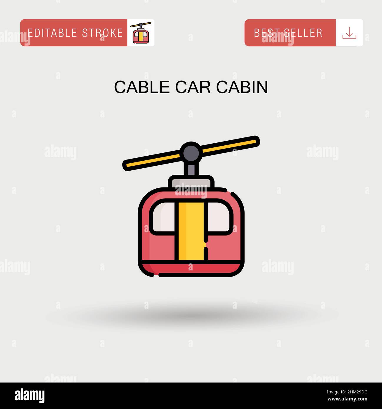 Cablecar view Stock Vector Images - Alamy
