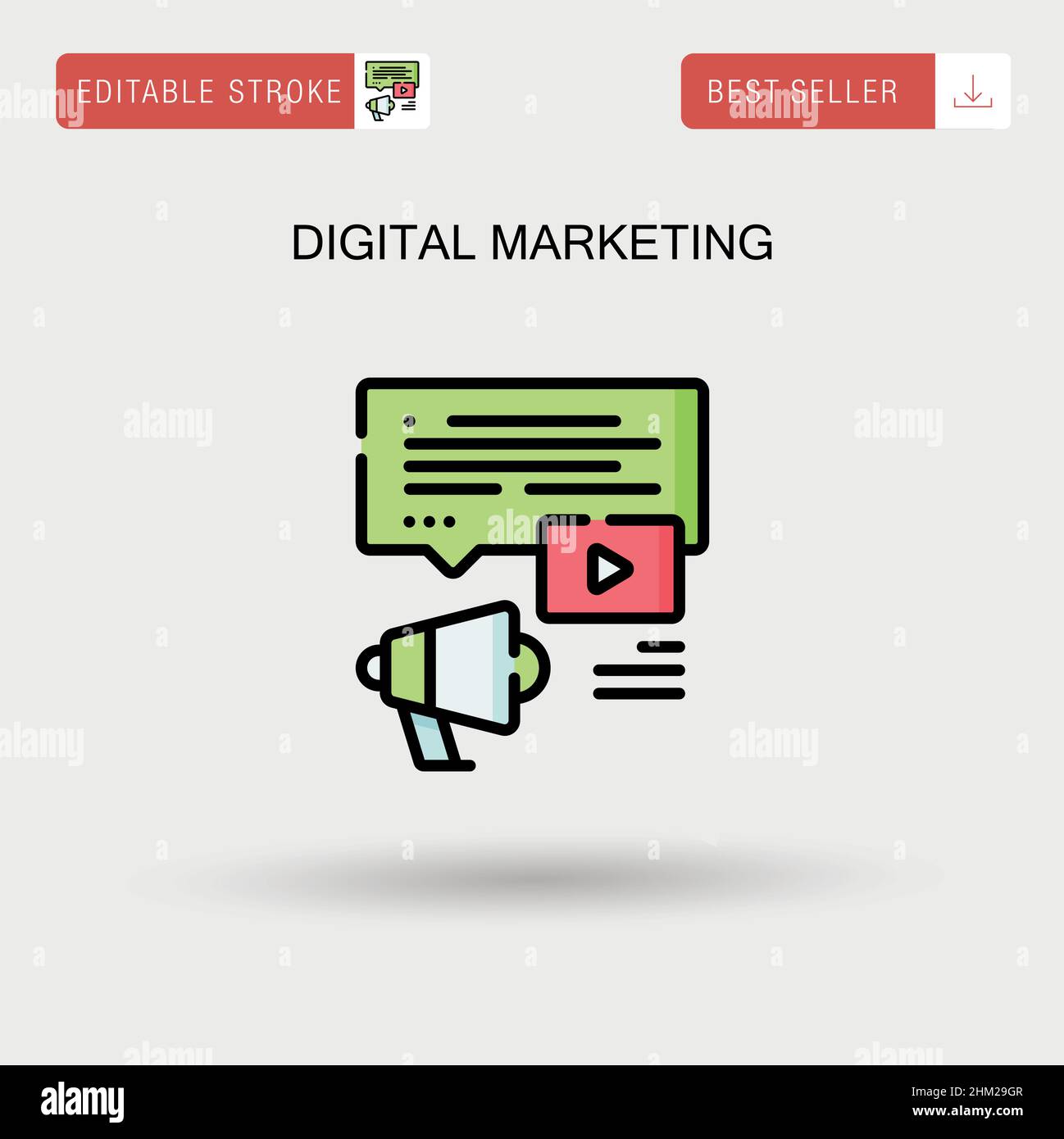 Digital marketing analysis Stock Vector Images - Alamy