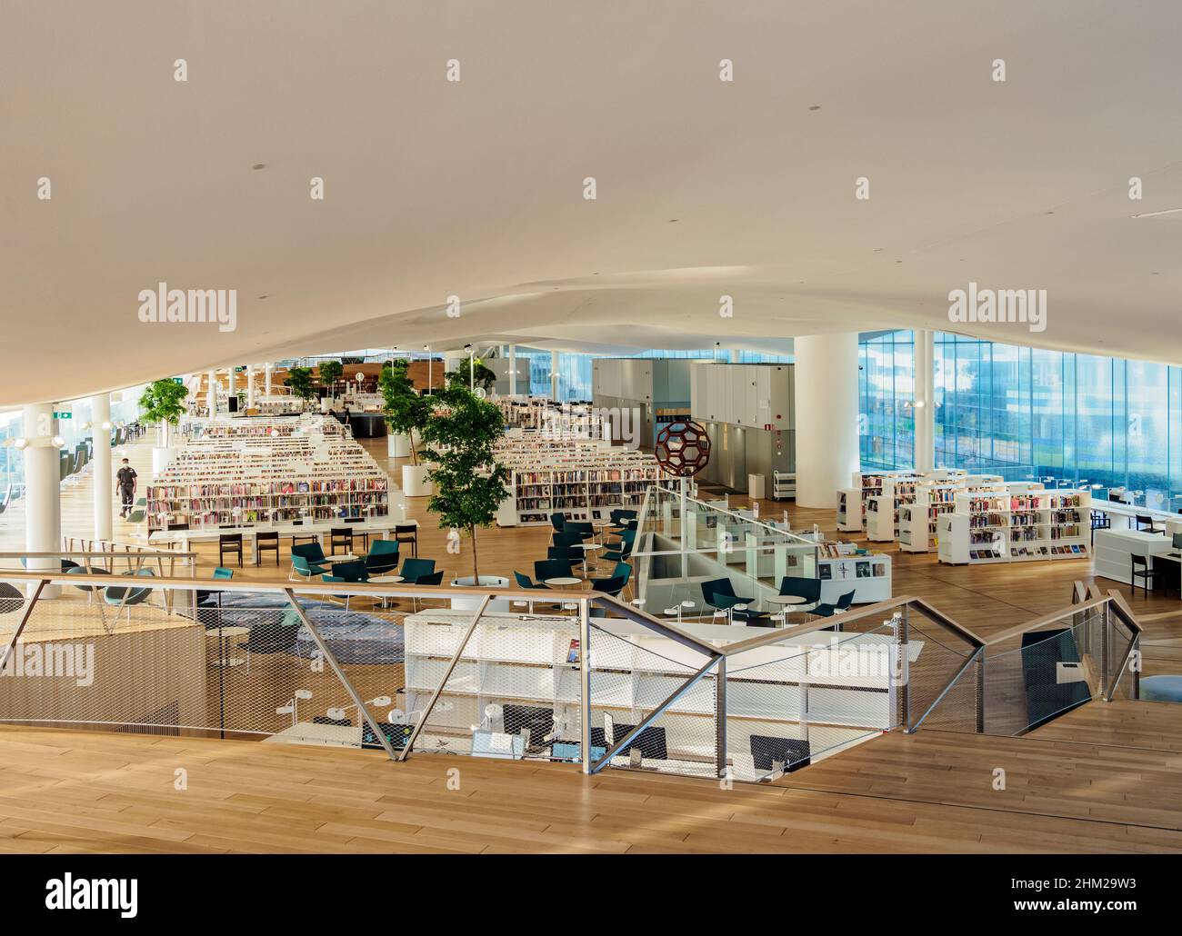 Central Library Oodi, interior, Helsinki, Uusimaa County, Finland Stock ...