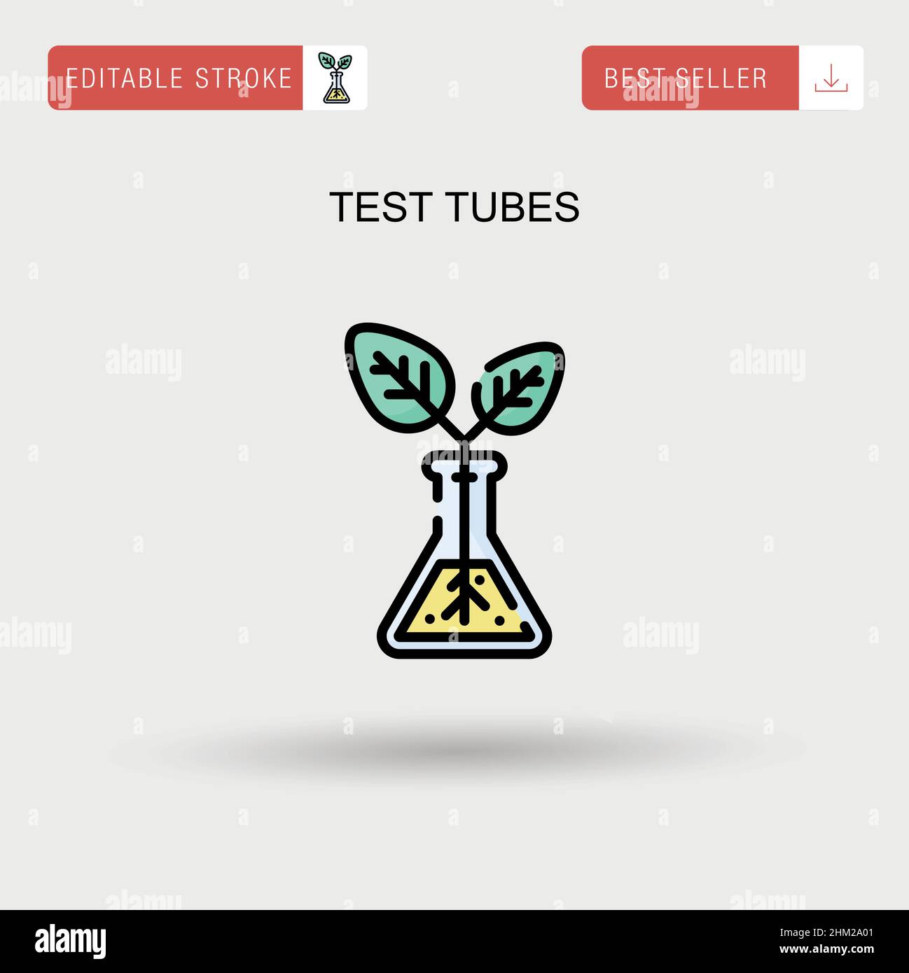 Chemist test tubes Stock Vector Images - Alamy