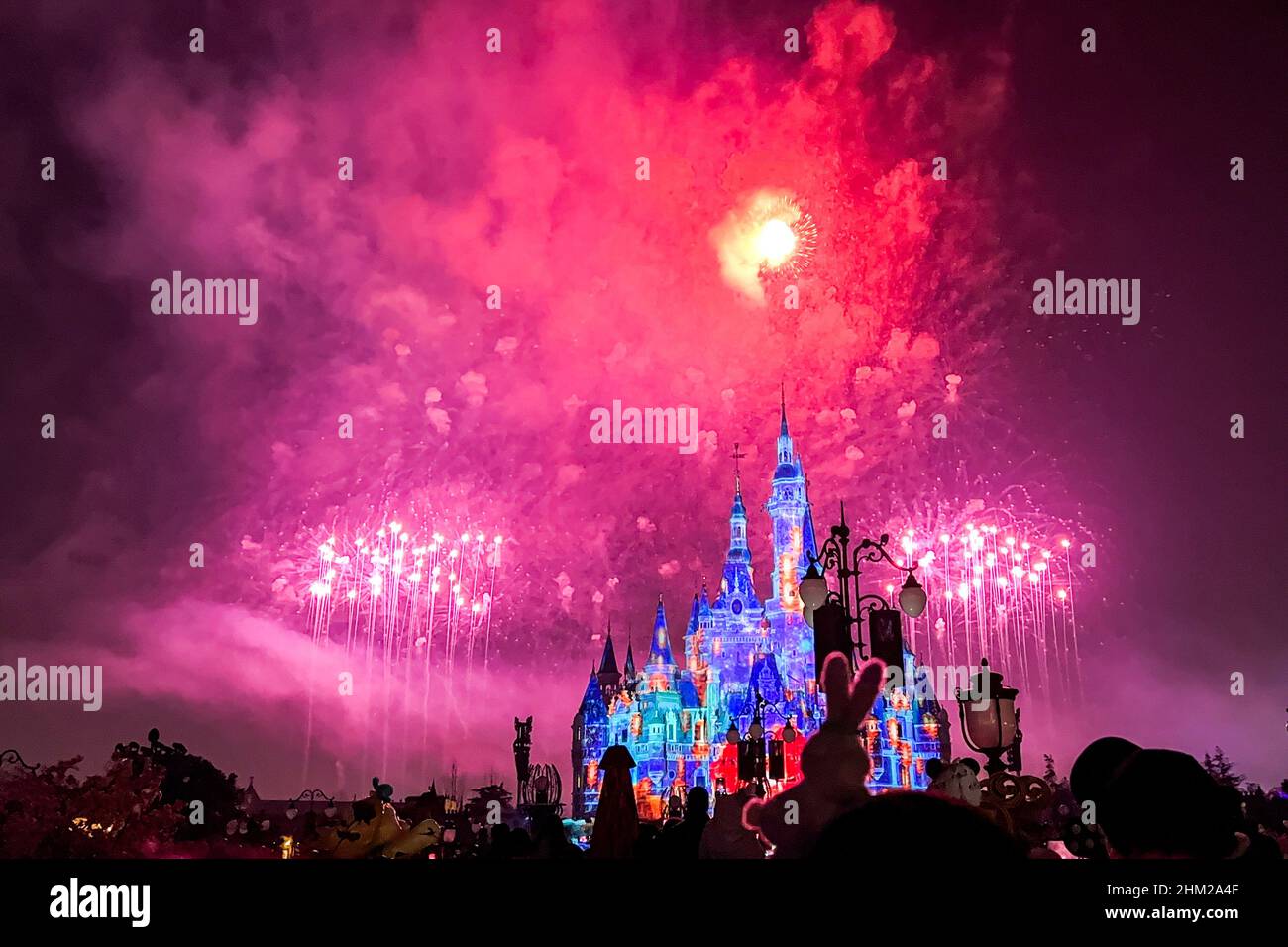 Shanghai disneyland fireworks hi-res stock photography and images - Alamy