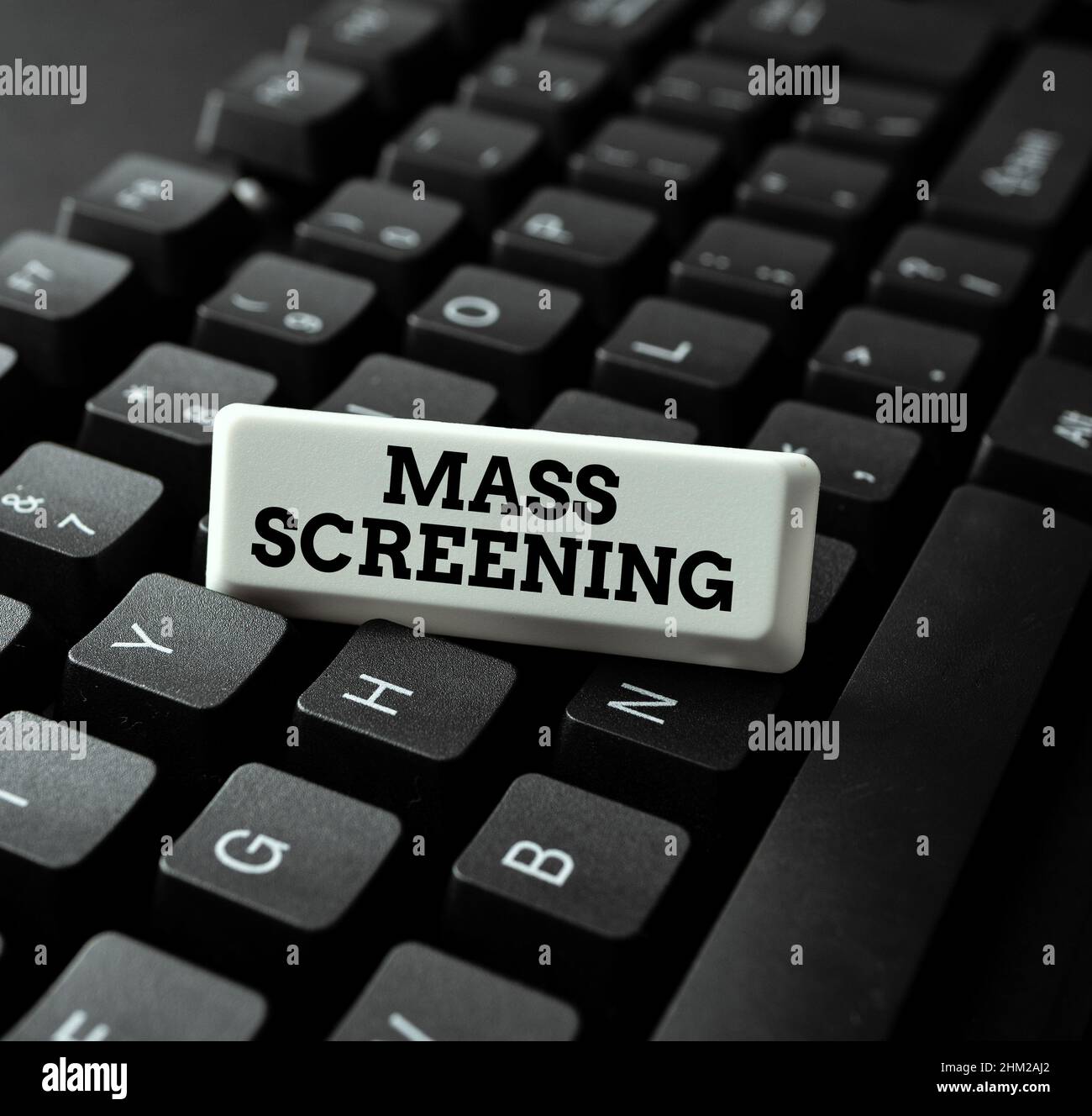 Text sign showing Mass Screening. Business idea health evaluation ...