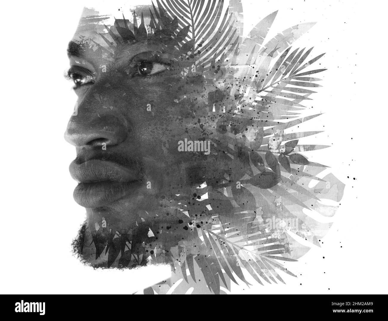 Jungle model Black and White Stock Photos & Images - Alamy