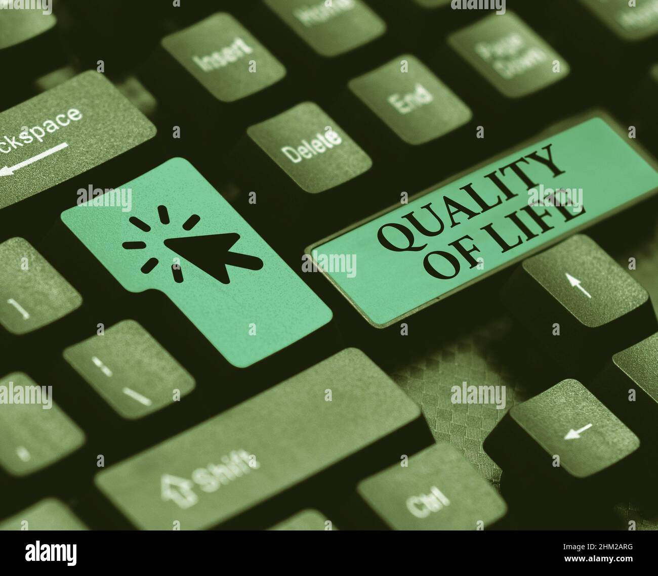 Sign displaying Quality Of Life. Business showcase being in good health ...
