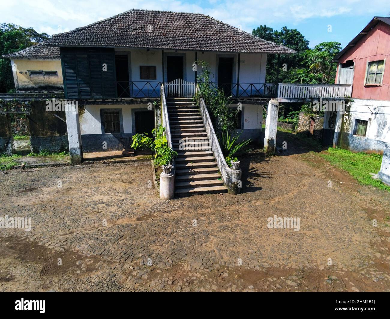 House in Saint Thomas and Prince, Africa Stock Photo - Alamy
