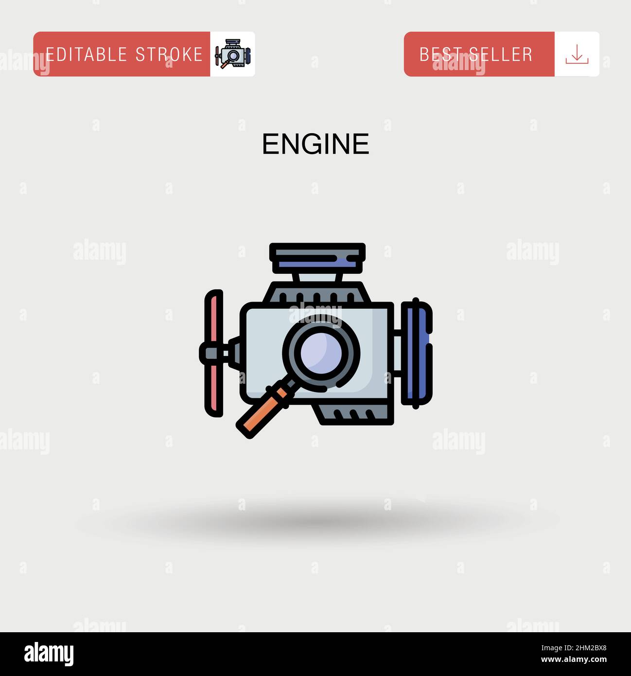 Valve engine Stock Vector Images - Alamy