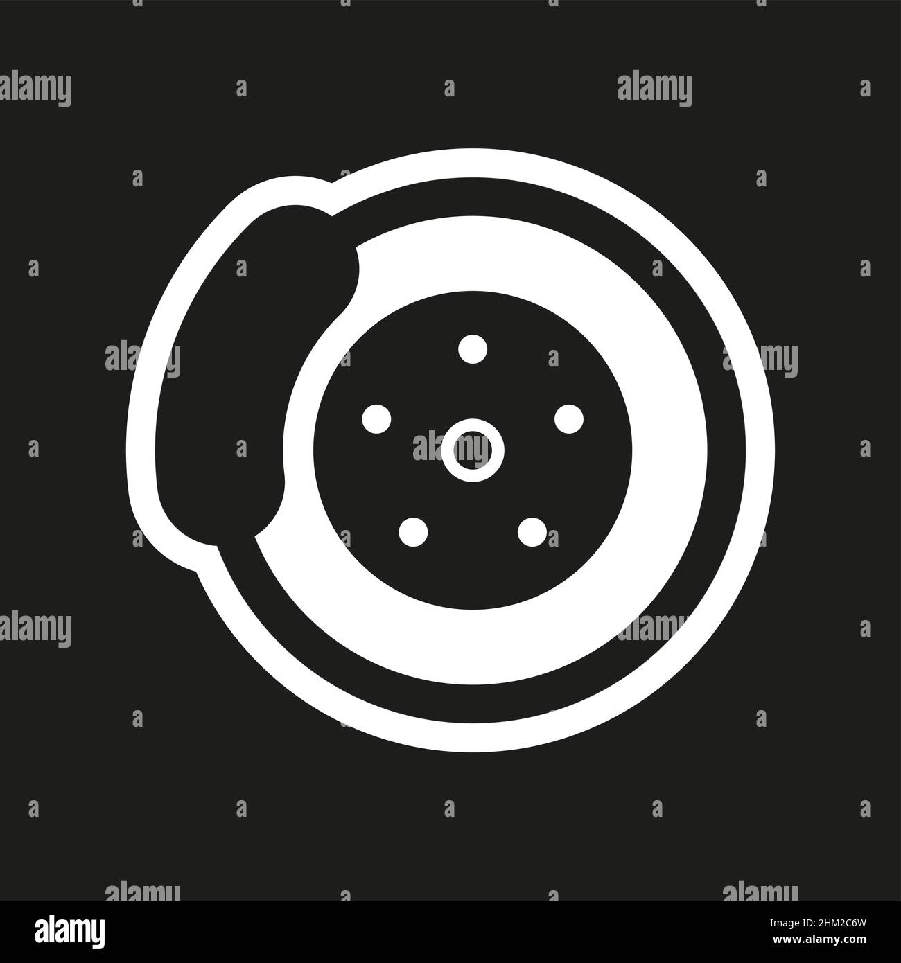 Car brake pad Stock Vector Images - Alamy